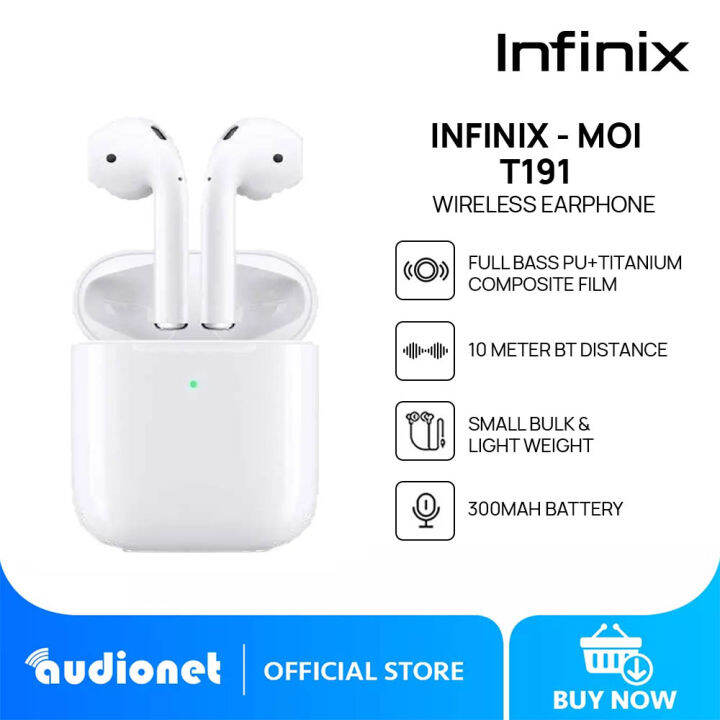 Infinix – Moi T191 Earbuds | Wireless Earphone | Lazada PH