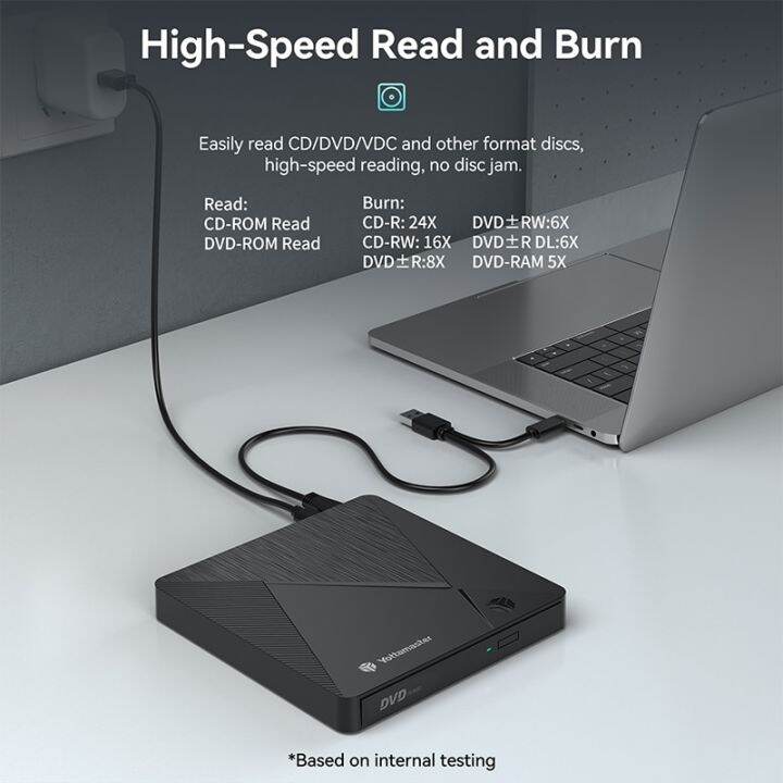 Yottamaster USB 3.0 Type C DVD Drive CD Burner Driver High-speed Read ...