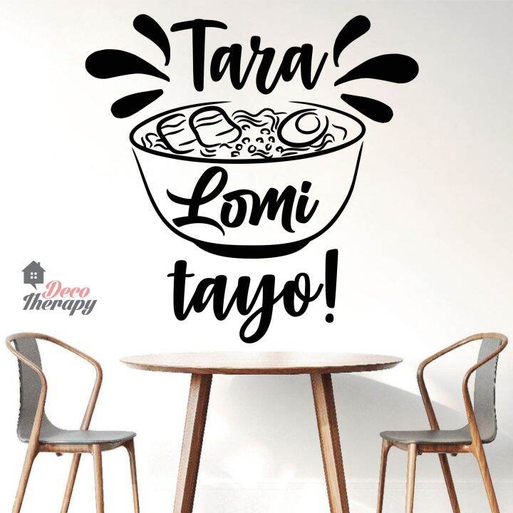 Tara Lomi Tayo Design 1 Wall Sticker Decotherapy | Lazada PH