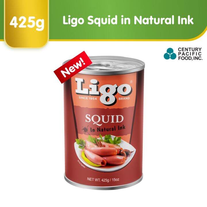 Ligo Squid in Natural Ink 425g | Lazada PH