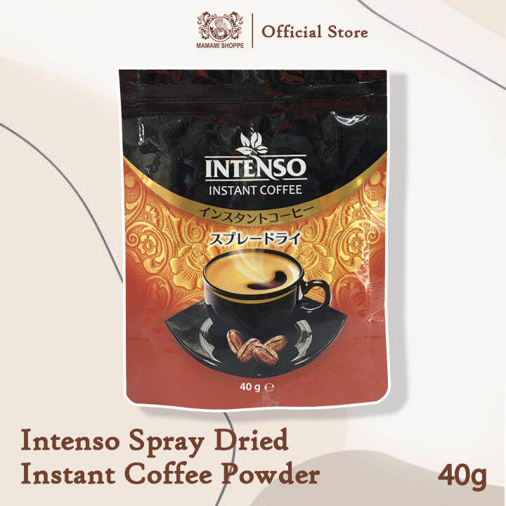 Intenso Instant Coffee - Spray Dried Instant Coffee Powder (40g) | Lazada