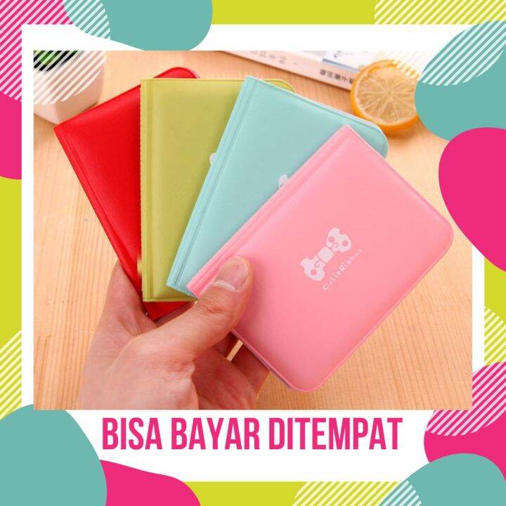 Dompet Serbaguna Buat Penyimpan Kartu Identitas KTP SIM Dompet Mini ...