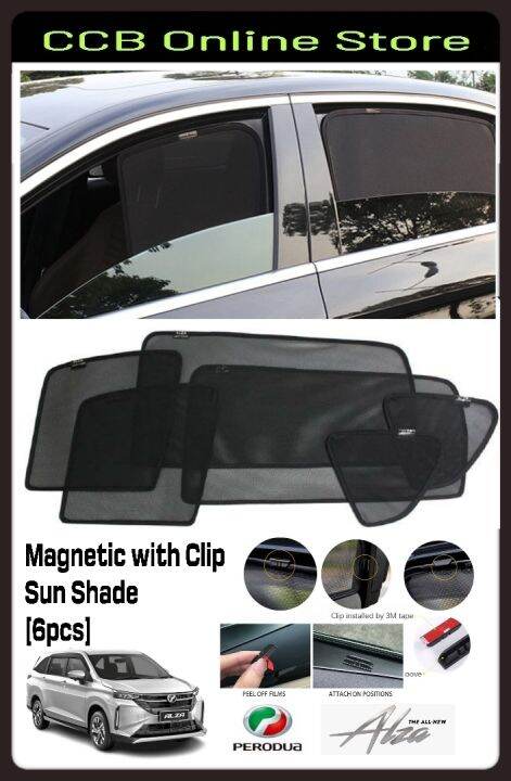 Custom Fit Magnetic with Clip Sun Shade For Perodua Alza 2022 New Above ...