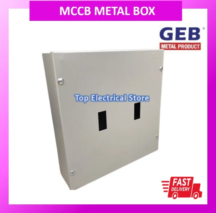 GEB 60A TO 100A 2UNIT OF MCCB METAL CLAD BOX | Lazada