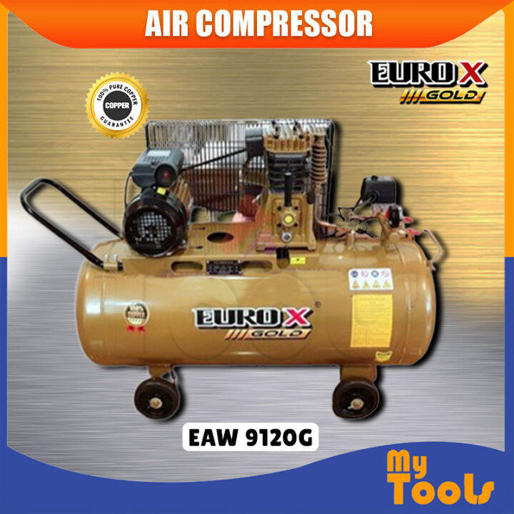 Mytools EuroX 3HP Air Compressor EAW-9120 8 Bar Heavy Duty | Lazada