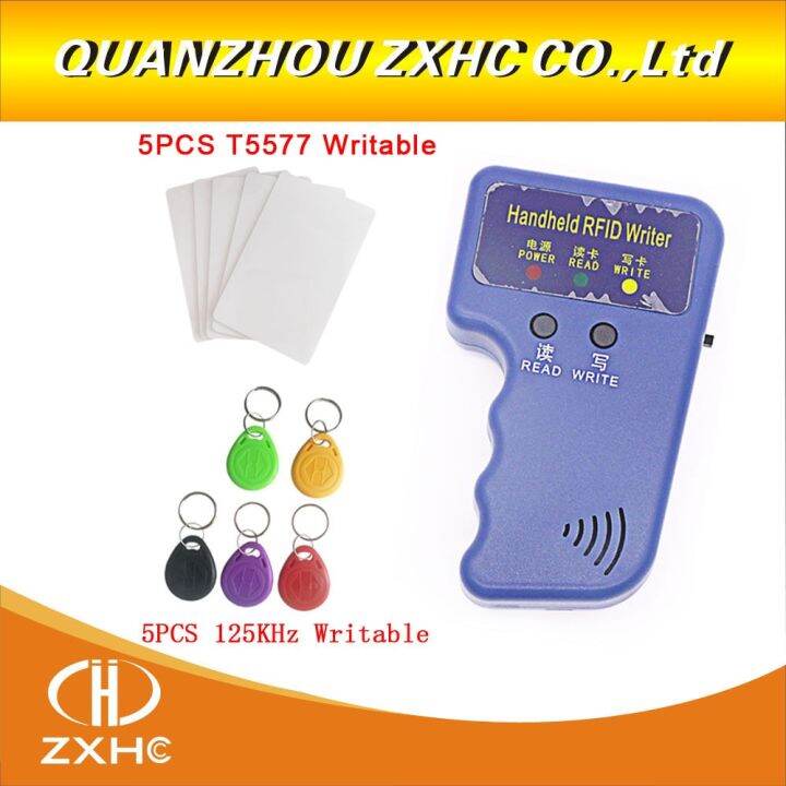Handheld 125Khz EM4100 RFID Copier Writer Duplicator Programmer Reader ...