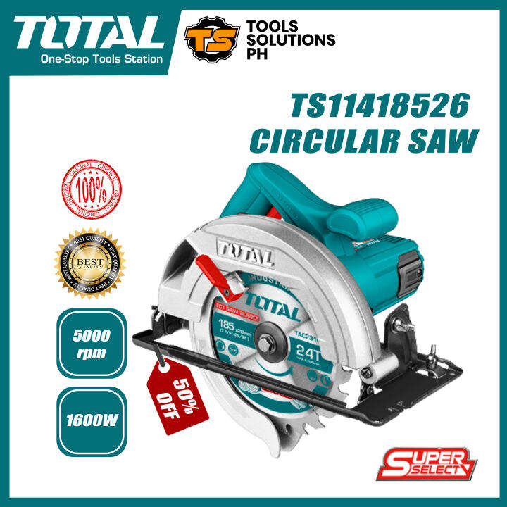 TOTAL TS11418526 CIRCULAR SAW 1400W (ss) | Lazada PH