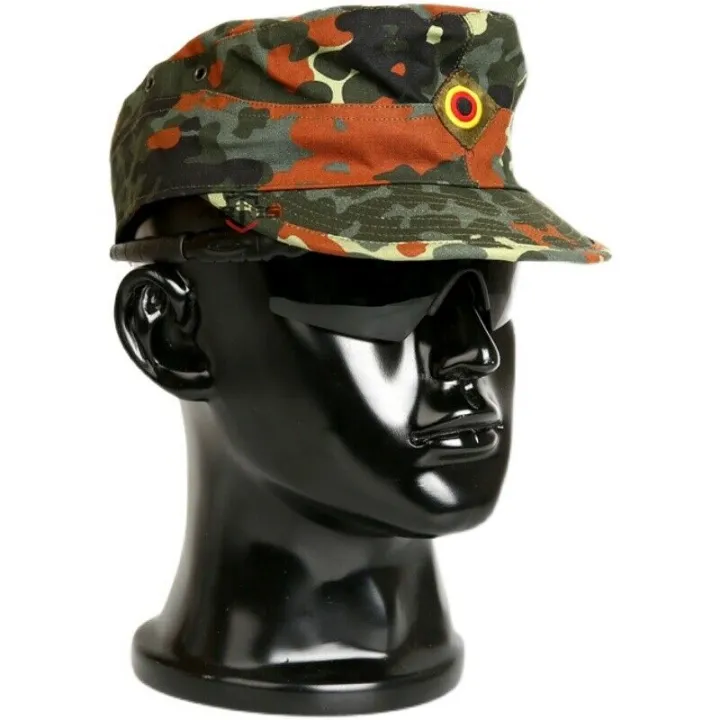กองทัพเยอรมัน Flecktarn Camo Field Cap ทหารพรางหมวก Reenactment ...