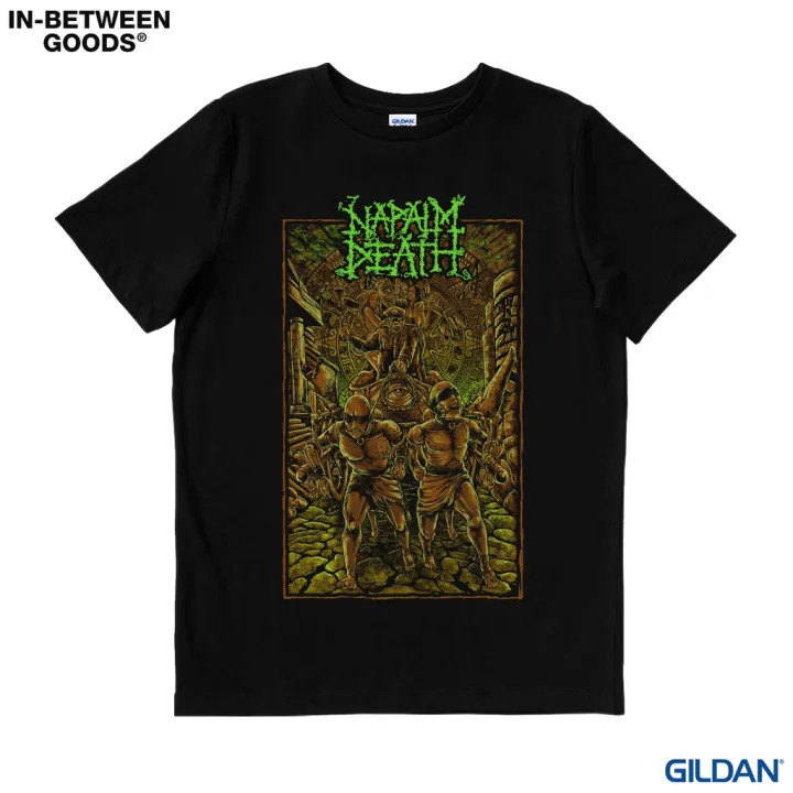 T-shirt NAPALM DEATH - SLAVE | Band T-Shirt | Death METAL | Gildan ...