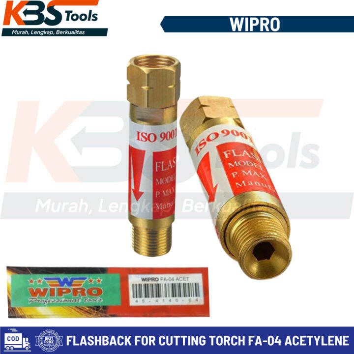 Wipro Flashback Arrestor Cutting Torch FA-04 Acet Flash Back Acetylene ...