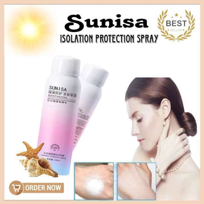 BEST SELLING! SUNISA Red Pomegranate Whitening Sunscreen Spray for Face ...
