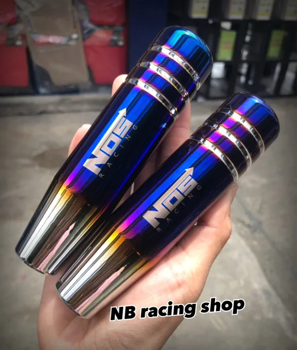 🔥หัวเกียร์ไดร์แท้ NOS RACING ยาว 13 cm. ใส่กับรถได้ทุกรุ่น (ยกเว้นนิว ...