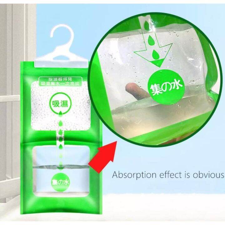 Wardrobe Hanging Moisture Absorbent Bags Anti Mold Desiccant Packets