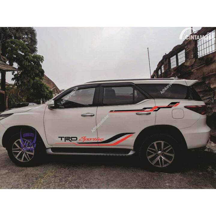STIKER MOBIL FORTUNER STICKER MOBIL FORTUNER CUTTING STIKER FORTUNER ...