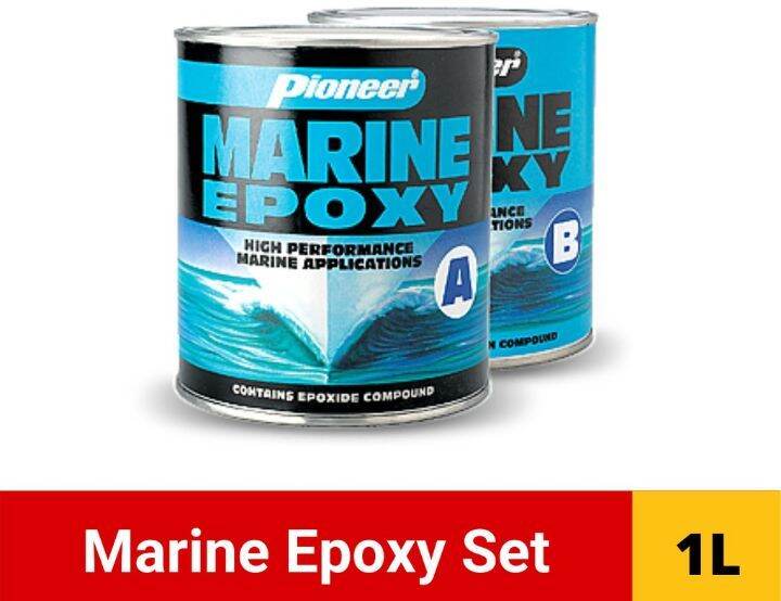 PIONEER MARINE EPOXY A AND B 1LITER, 1GALLON | Lazada PH