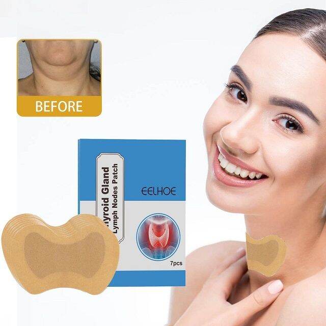 7pcs Thyroid Gland Lymph Nodes Patch,Herbal Lymph Care Patch,Lymphatic ...