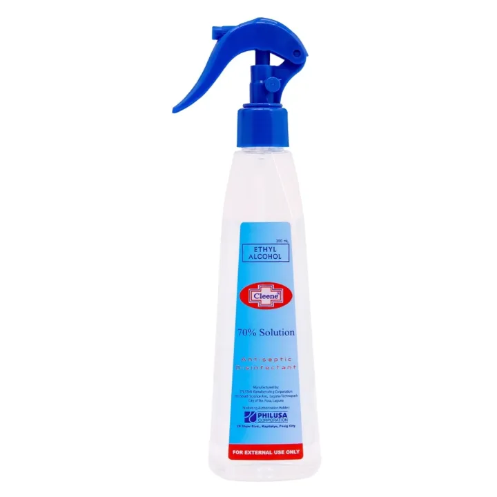 Cleene Alcohol Ethyl Spray Bottle 350ml | Lazada PH