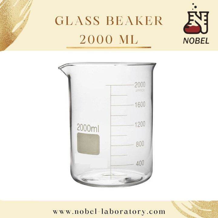 Ready Stock Glass Beaker/ Bikar Kaca/ Lab Beaker Borosilicate Glass ...