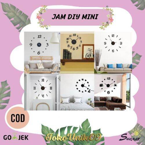Jam Tembok DIY Jam Dinding Dekorasi Jam Rumah Ruang tamu Kamar tidur 30 ...