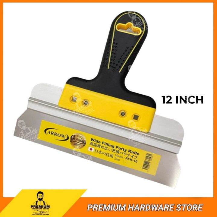 12 INCH SCRAPER / Remove painting Skim Coat Scrapper Cement Plaster ...