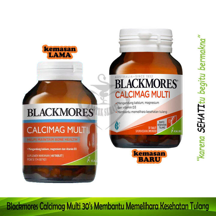 Blackmores Calcimag Multi 30 Kapsul Mencegah Osteoporosis | Lazada ...