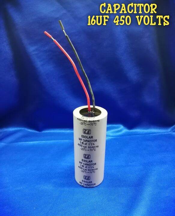 CAPACITOR 16UF 450 VOLTS FOR INDUSTRIAL SEWING MOTOR | Lazada PH