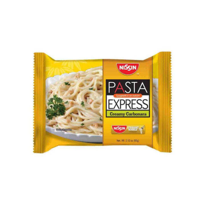 Nissin Pasta Express Creamy Carbonara (60g) | Lazada PH