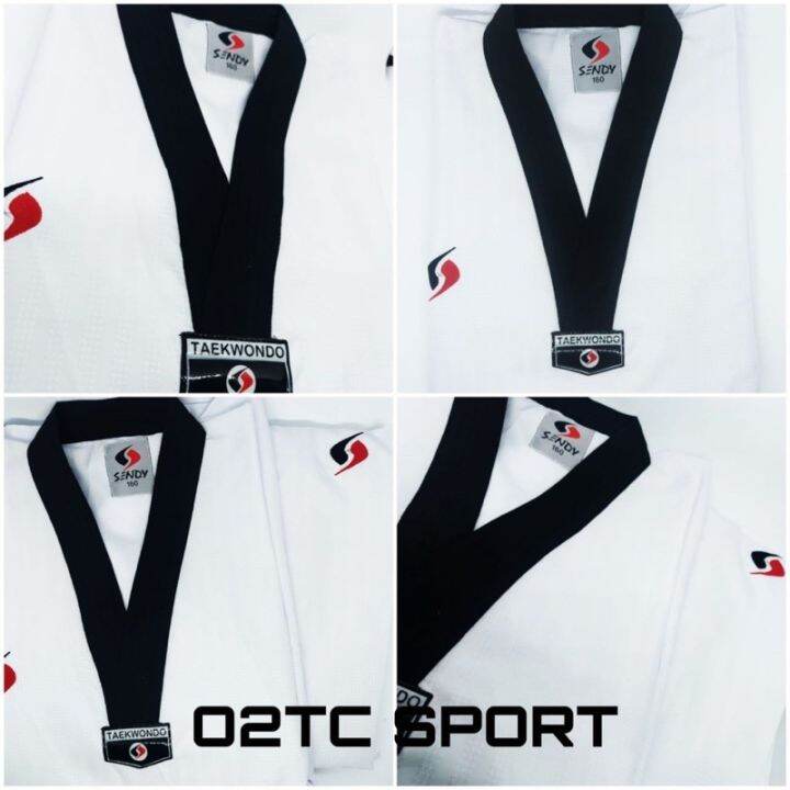 DOBOK TAEKWONDO SENDY CHAMPION KERAH HITAM | Lazada Indonesia