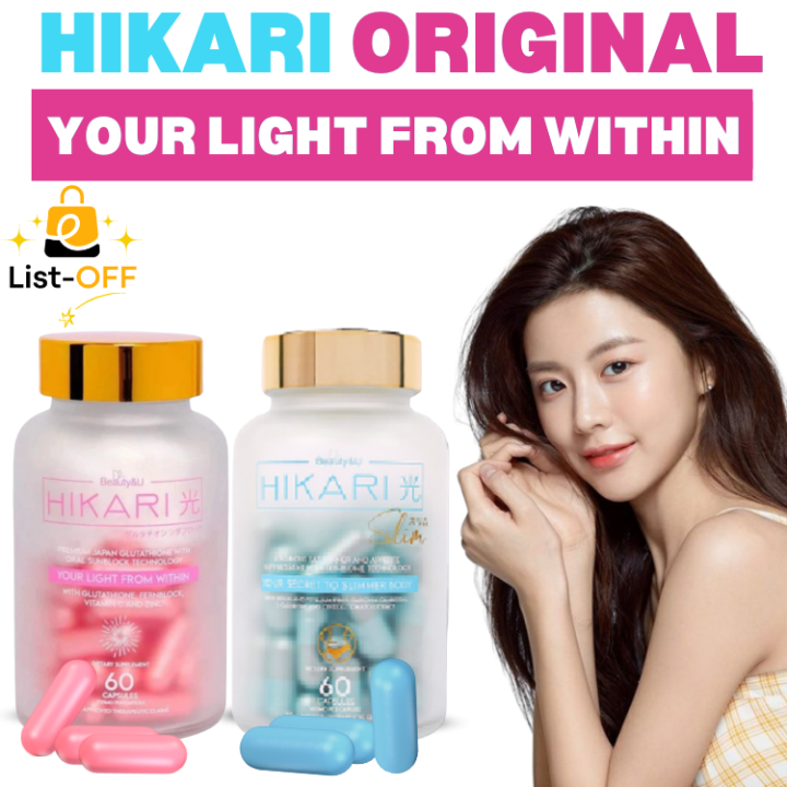Hikari Glutathione Capsule Hikari Slimming Capsule Blue Original with ...