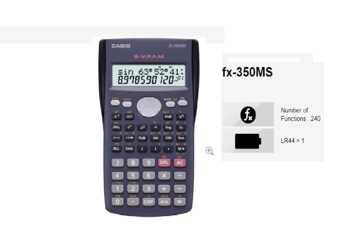 Casio fx350ms fx-350ms Scientific Calculator | Lazada