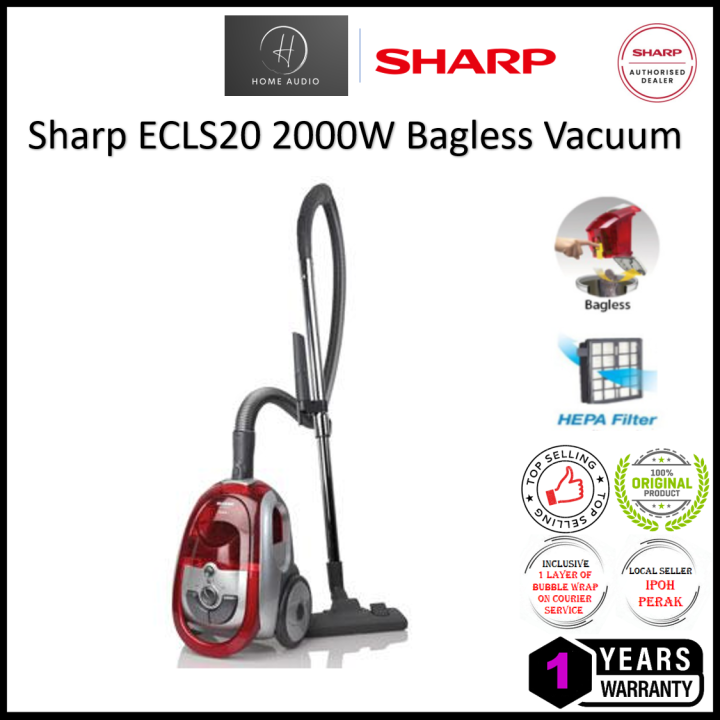 Sharp Bagless Vacuum Cleaner 2000W Vacuum Cleaner - ECLS20 | Lazada