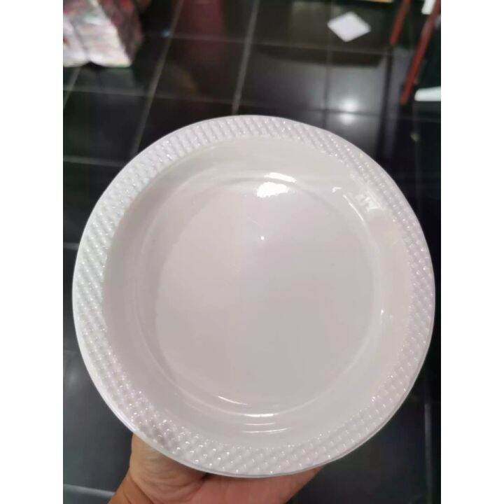 10 Pcs Piring plastik/piring kue ulang tahun plastik diameter 14cm | Lazada Indonesia