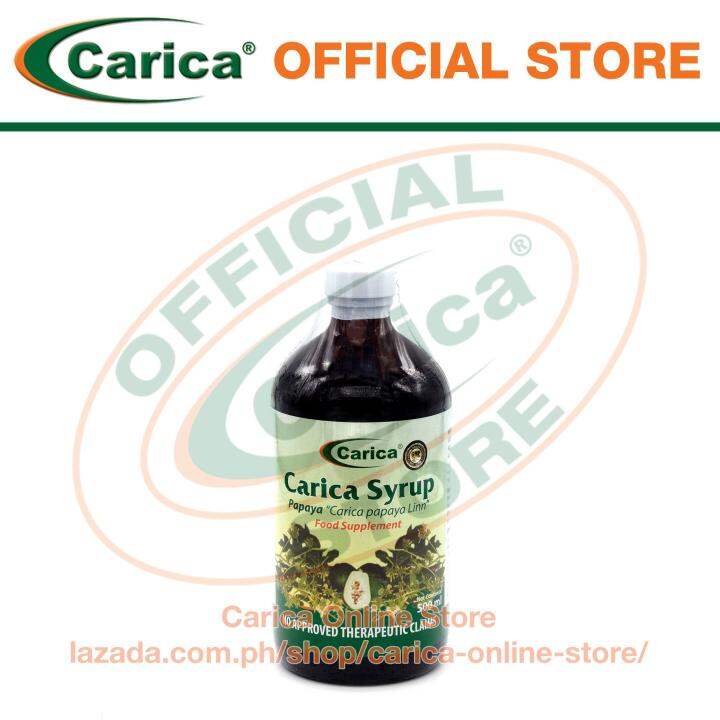 Carica Papaya Syrup / Carica Syrup - Bottle of 500ml | Lazada PH