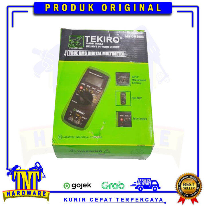 TEKIRO digital multimeter Tekiro DM1908 True RMS multitester avometer ...