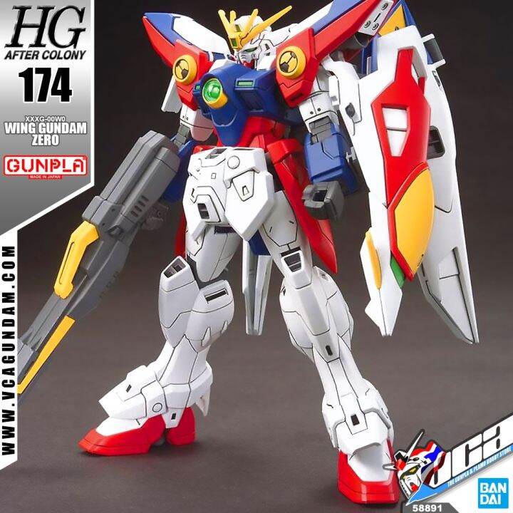 VCA ⭐️ BANDAI GUNPLA HIGH GRADE AFTER COLONY HGAC HG 1/144 WING GUNDAM ZERO ประกอบ หุ่นยนต์ ...