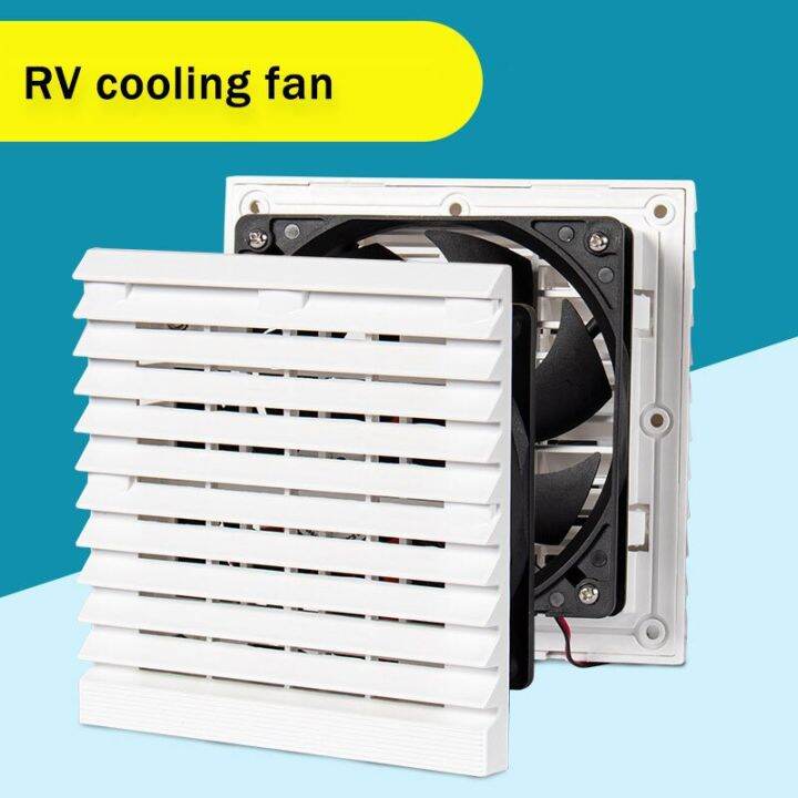 RV Side Exhaust Fan 12V 24V Side Vents Louver Grille Mesh Outlet For ...