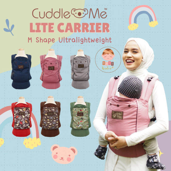 Cuddle Me Lite Carrier Gendongan Bayi M Shape Ergonomis SSC Motif ...