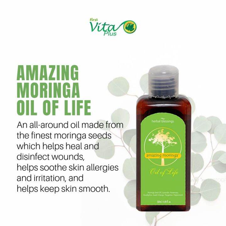 Moringa Oil of Life - First Vita Plus | Lazada PH