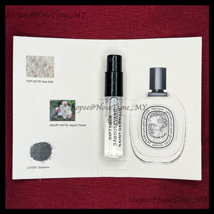 Mini Perfume - Diptyque Florabellio, 2015 2ML | Lazada PH