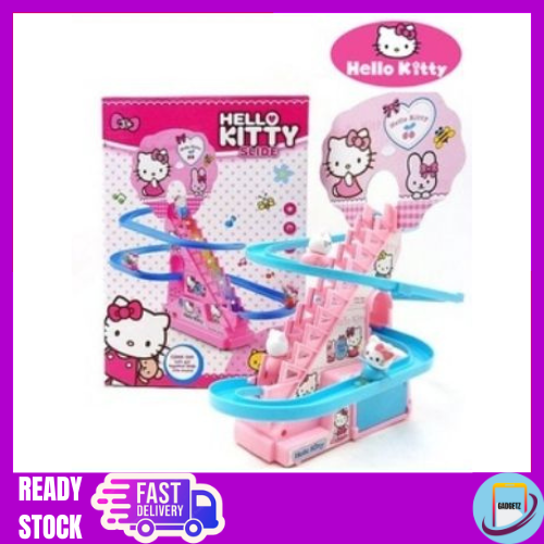 Hello Kitty Music Race Climbing Stairs Electronic Automatic Track ...