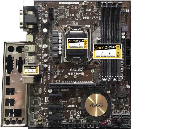 Used/Mainboard/(เมนบอร์ด)/Asus-H97M-E/M.2/Socket1150 | Lazada.co.th