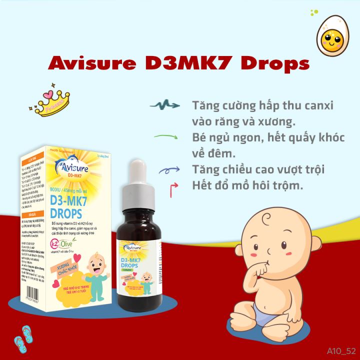 Bộ 3 Sản Phẩm AVISURE KIDS: Sắt Safoli - Avisure D3 Mk7 - Smart Kid DHA ...