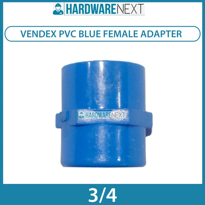 VENDEX PVC Blue Female Adapter 3/4 | Lazada PH