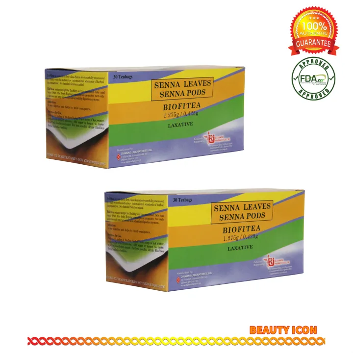 BioFitea Laxative Dietary slimming tea by 30's (Set of 2) | Lazada PH