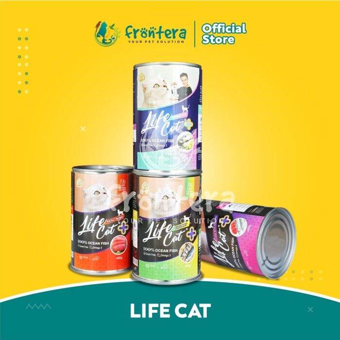 LIFE CAT PLUS KALENG ALL STAGE 400G Wetfood Makanan Kucing Basah - REAL ...