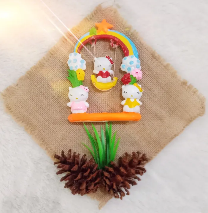 Topper / Hiasan Kue Mainan Boneka Hello Kitty Ayunan Murah | Lazada ...