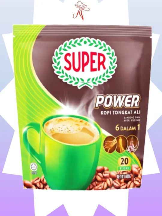 Super Power 6 in 1 Tongkat Ali 30g x 20Pkt Huat Tiong | Lazada