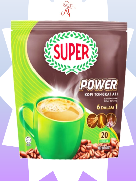 Super Power 6 in 1 Tongkat Ali 30g x 20Pkt Huat Tiong | Lazada