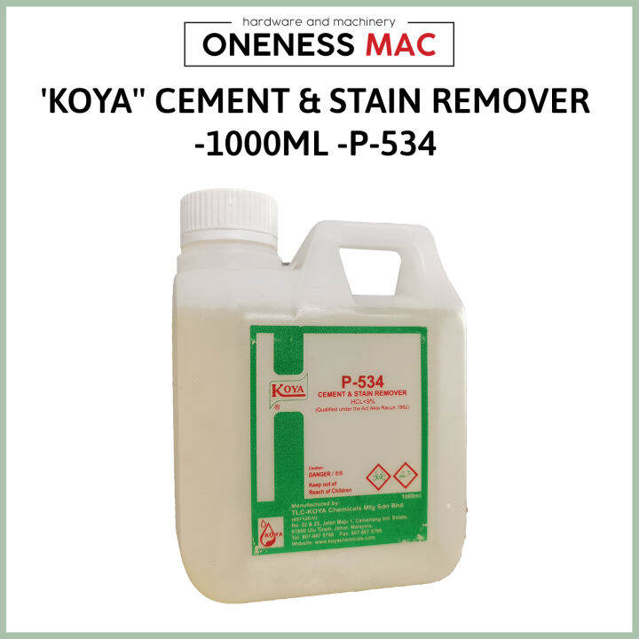 'KOYA'' CEMENT & STAIN REMOVER -1000ML -P-534 | Lazada