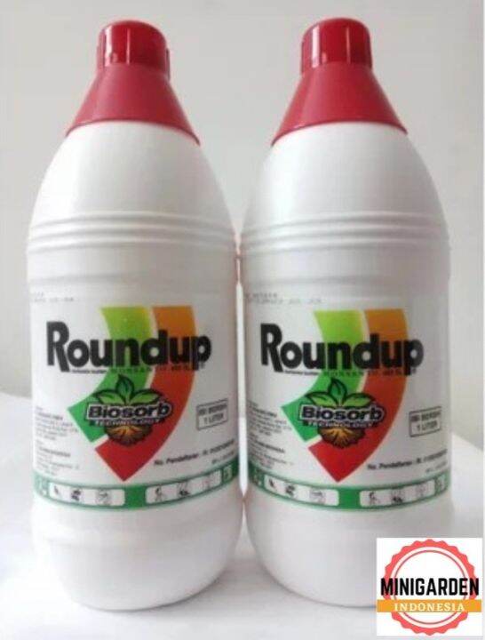 ROUNDUP 1LITER 486SL BOTOL BESAR herbisida obat pembasmi rumput liar ...